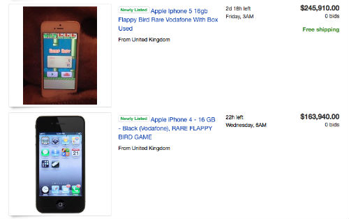 iPhone 5S មានហ្គេម Flappy Bird ដាក់លក់ក្នុង eBay ៩៩,៩០០ដុល្លារ មិនគួរឲ្យជឿ! - Khmerload