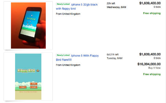 iPhone 5S មានហ្គេម Flappy Bird ដាក់លក់ក្នុង eBay ៩៩,៩០០ដុល្លារ មិនគួរឲ្យជឿ! - Khmerload